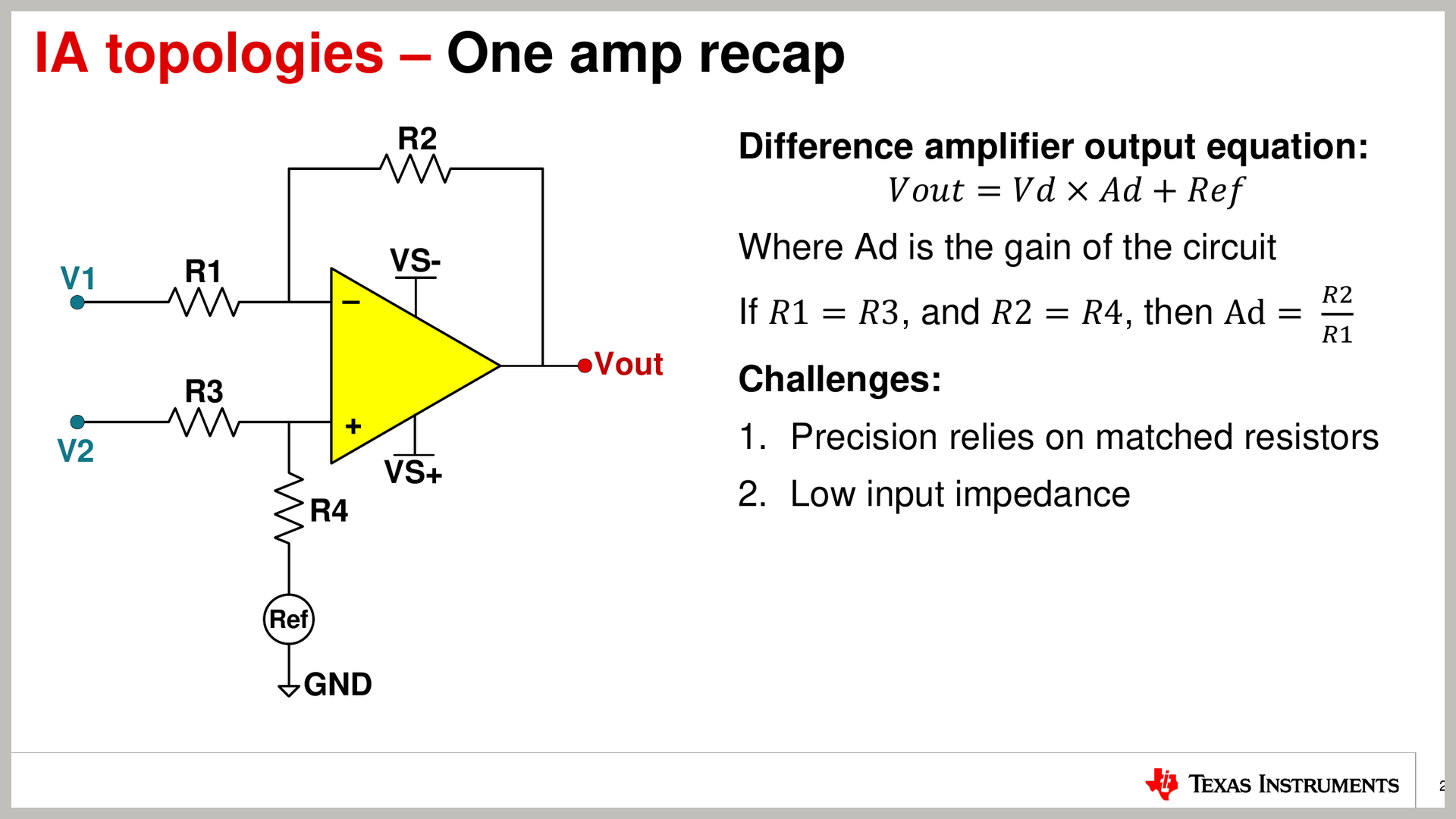 仪表放大器里为什么有三个 Amplifiers ？ - Crazy Ampilifer - 疯狂的运算放大器